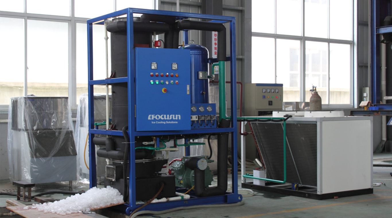 Focusun small capacity 2T per day tube ice maker